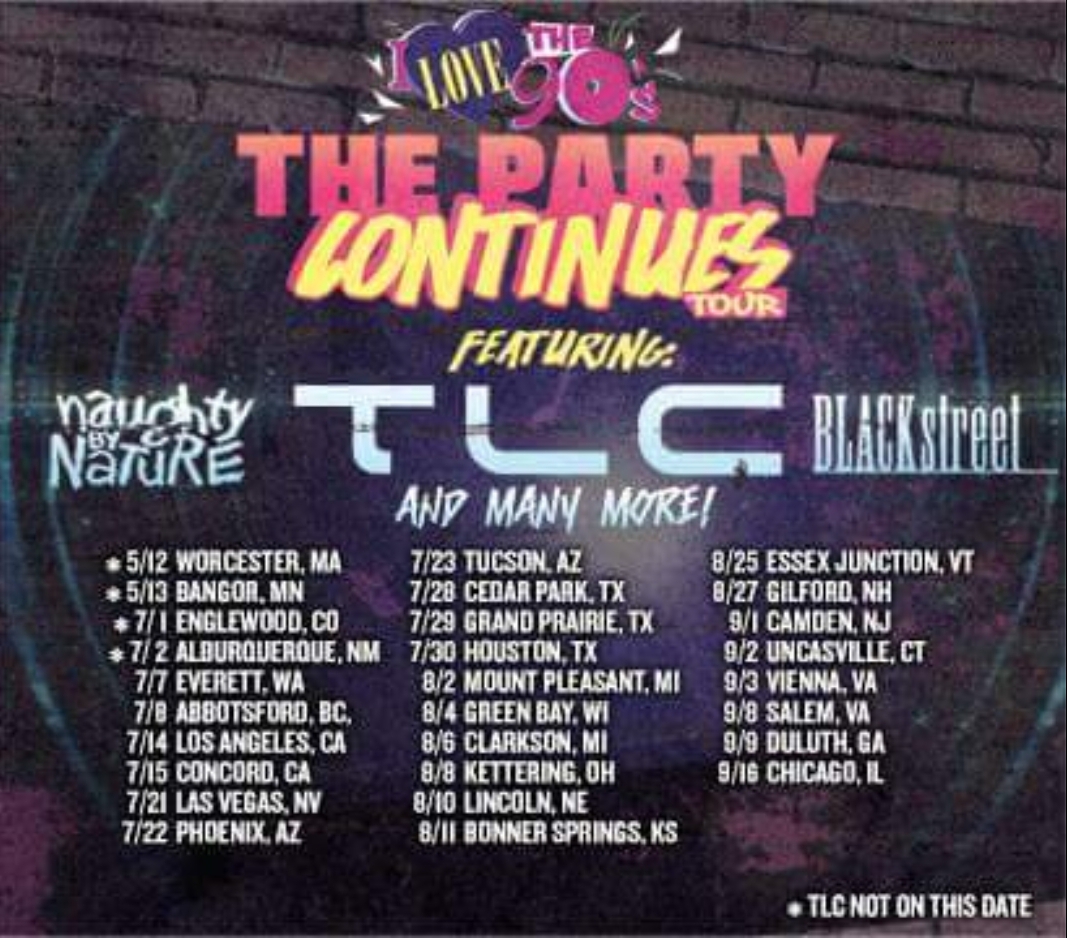 I Love The 90s: The Party Continues with TLC this summer! | TLC-Army.com